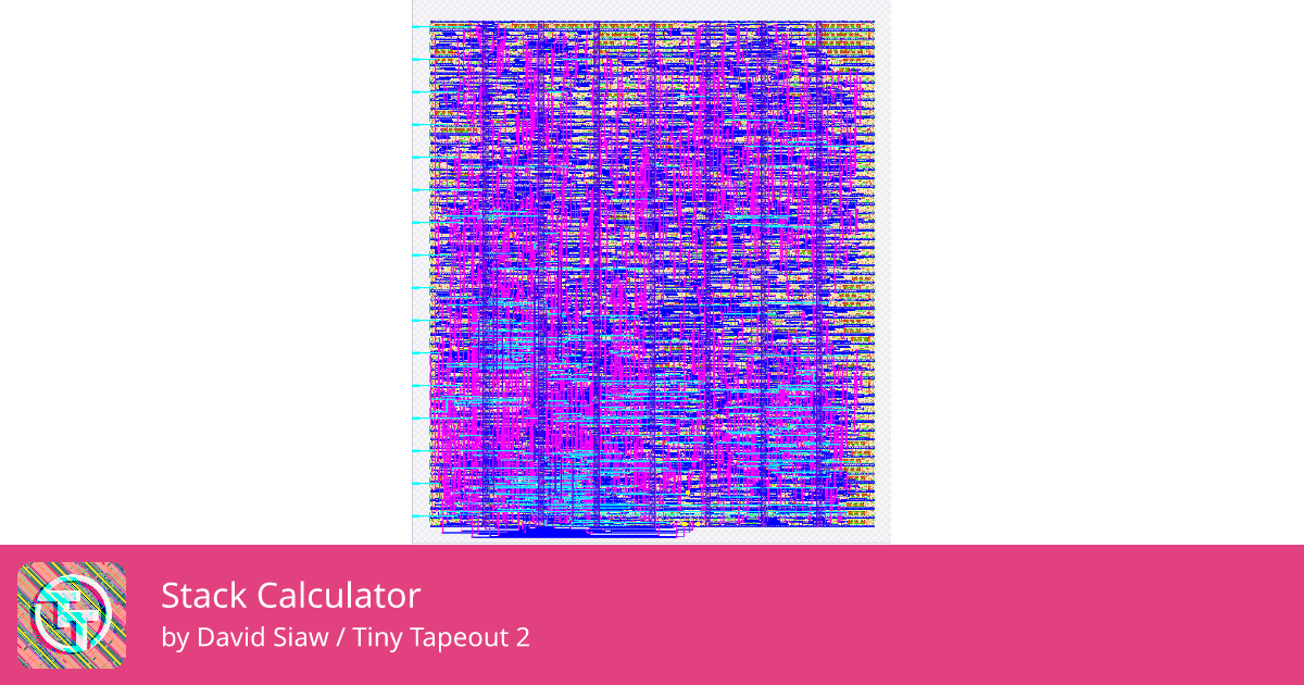 80 Stack Calculator :: Quicker, easier and cheaper to make your own chip!