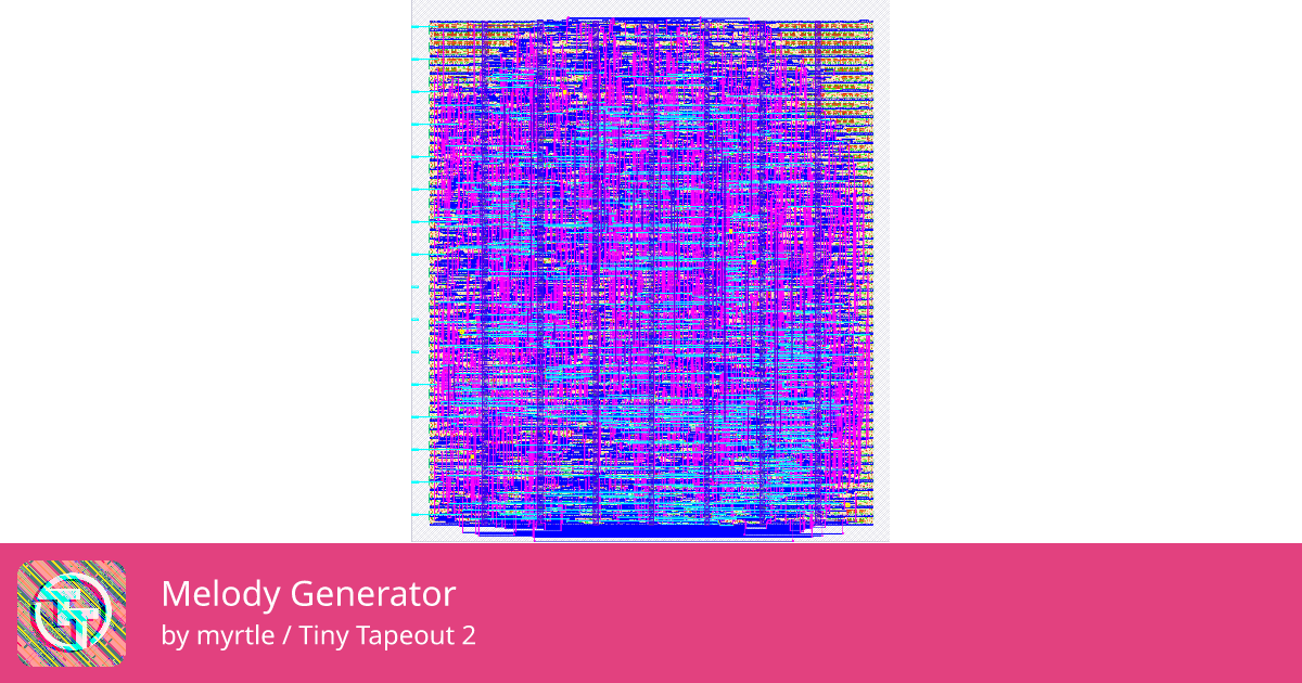 109 Melody Generator :: Quicker, easier and cheaper to make your own chip!