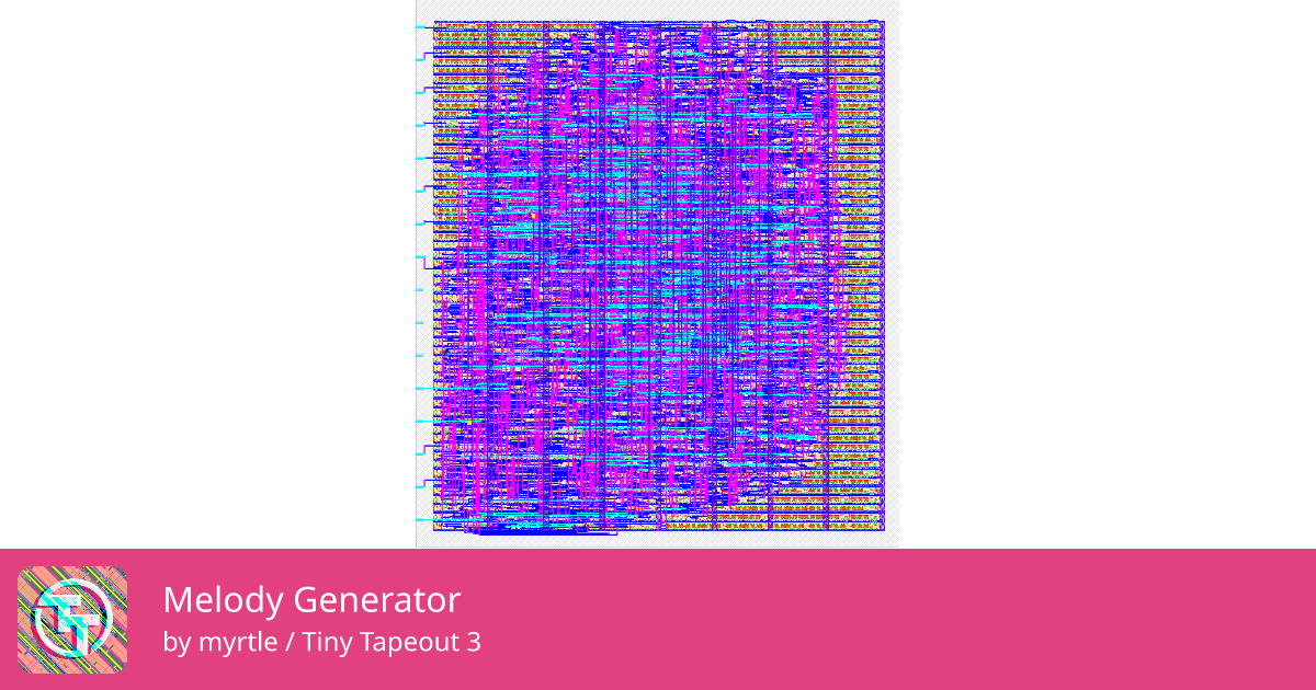 198 Melody Generator :: Quicker, easier and cheaper to make your own chip!