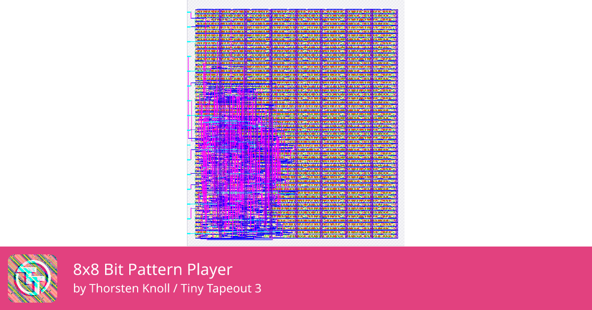 131 8x8 Bit Pattern Player :: Quicker, easier and cheaper to make your ...