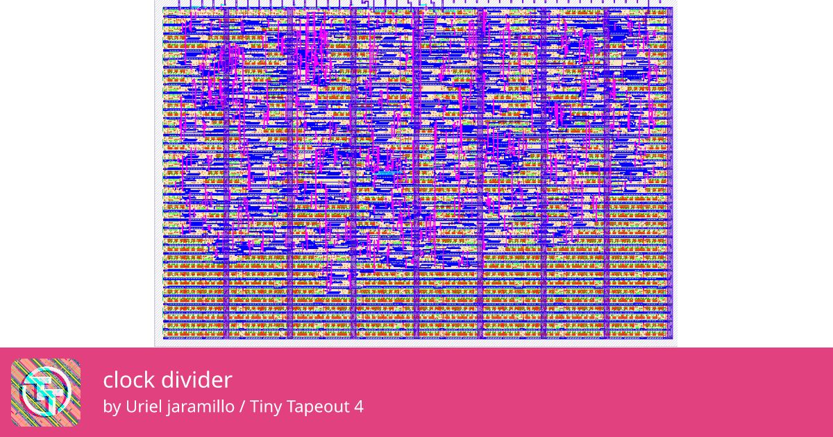 320 clock divider :: Quicker, easier and cheaper to make your own chip!