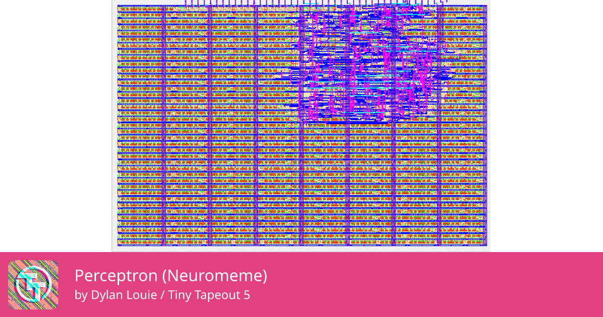 236 Perceptron (Neuromeme) :: Quicker, easier and cheaper to make your ...