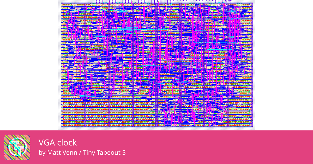 707 VGA clock :: Quicker, easier and cheaper to make your own chip!