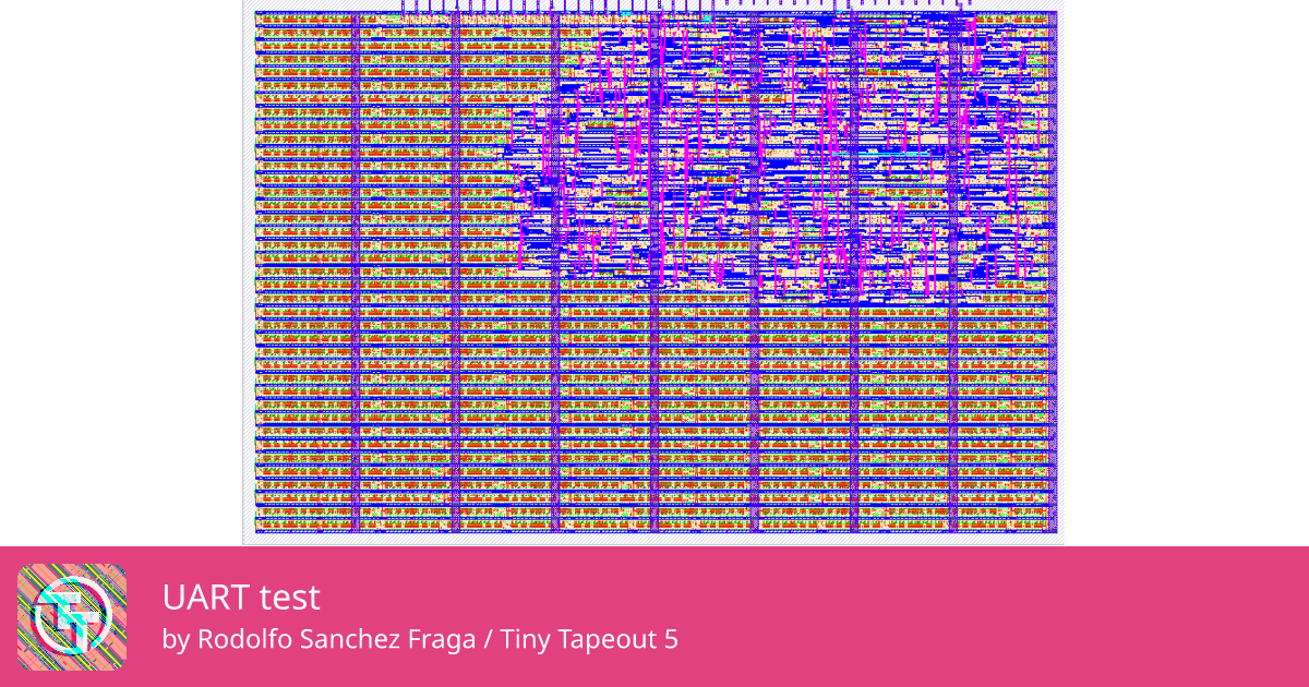 226 UART test :: Quicker, easier and cheaper to make your own chip!