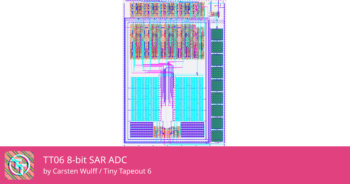 231 TT06 8-bit SAR ADC :: Quicker, easier and cheaper to make your own ...