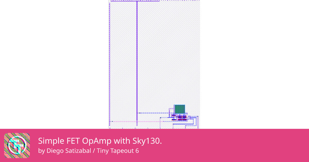490 Simple FET OpAmp with Sky130. :: Quicker, easier and cheaper to ...