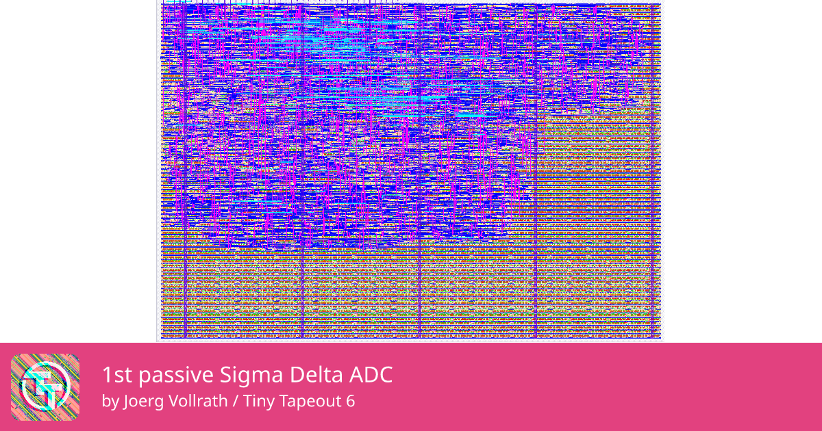 482 1st passive Sigma Delta ADC :: Quicker, easier and cheaper to make ...