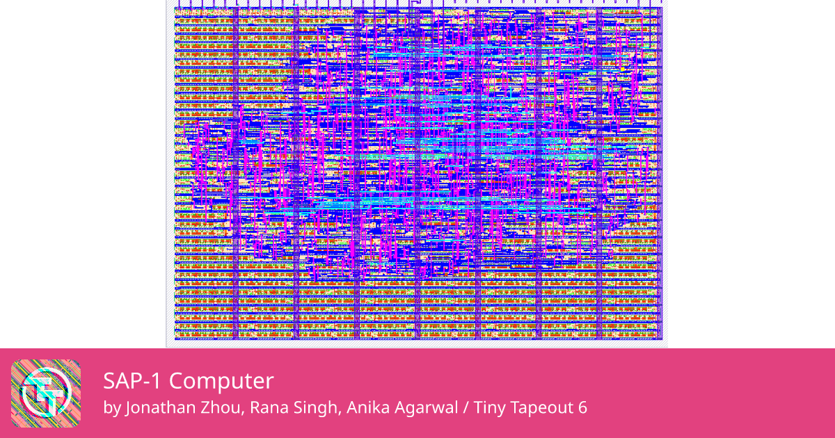 676 SAP-1 Computer :: Quicker, easier and cheaper to make your own chip!