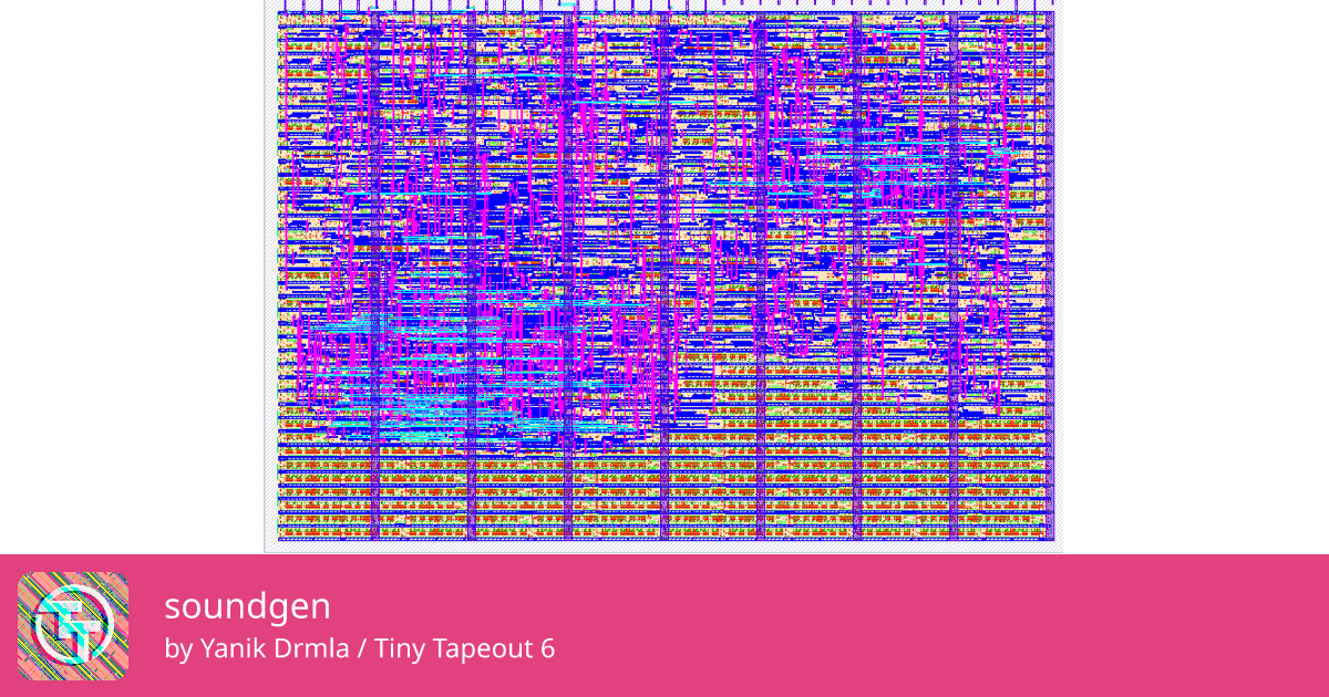 897 soundgen :: Quicker, easier and cheaper to make your own chip!