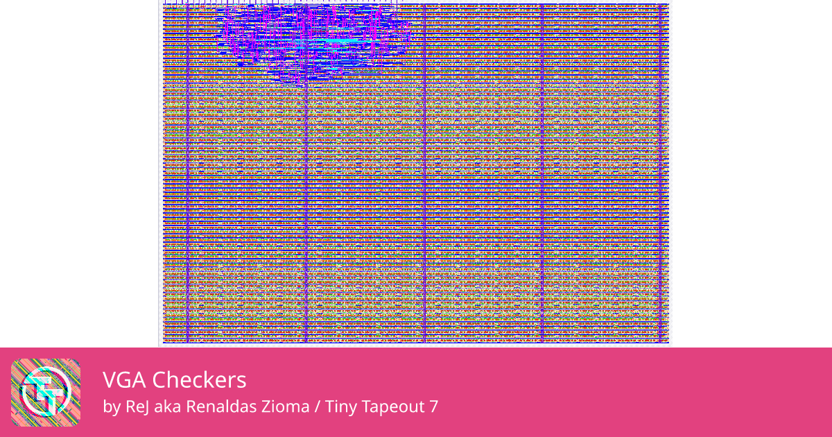 264 VGA Checkers :: Quicker, easier and cheaper to make your own chip!