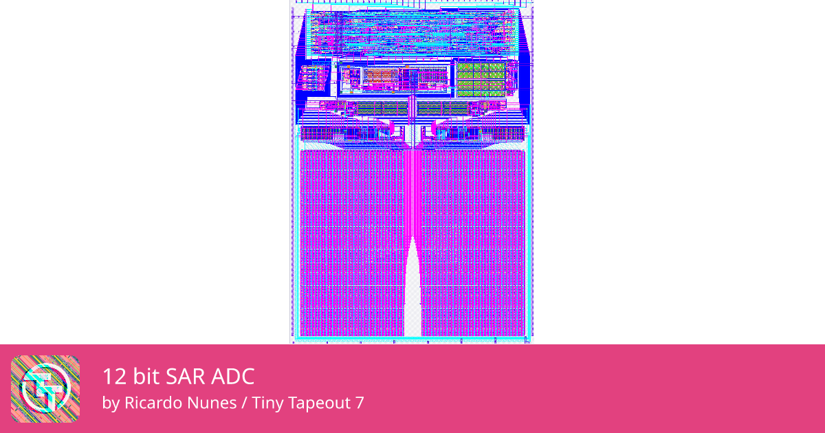 490 12 bit SAR ADC :: Quicker, easier and cheaper to make your own chip!