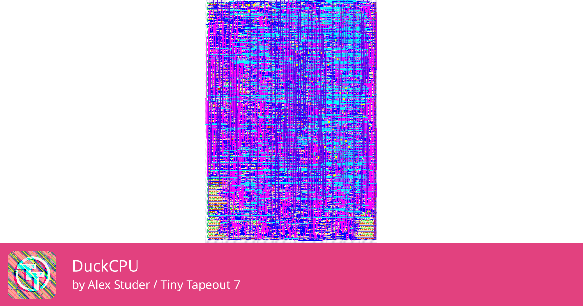134 DuckCPU :: Quicker, easier and cheaper to make your own chip!