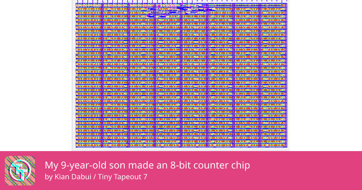 70 My 9-year-old son made an 8-bit counter chip :: Quicker, easier and ...