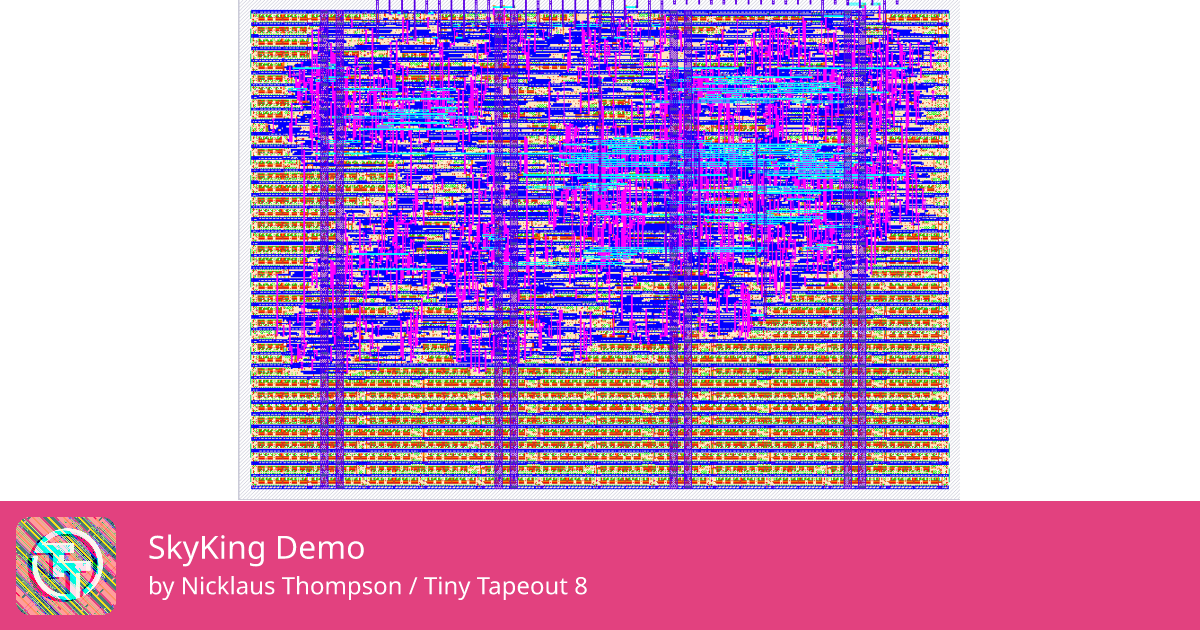 326 SkyKing Demo :: Quicker, easier and cheaper to make your own chip!