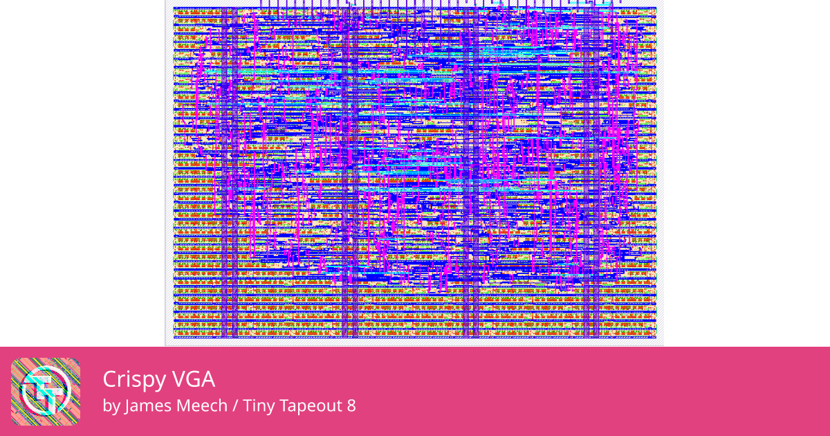 967 Crispy VGA :: Quicker, easier and cheaper to make your own chip!