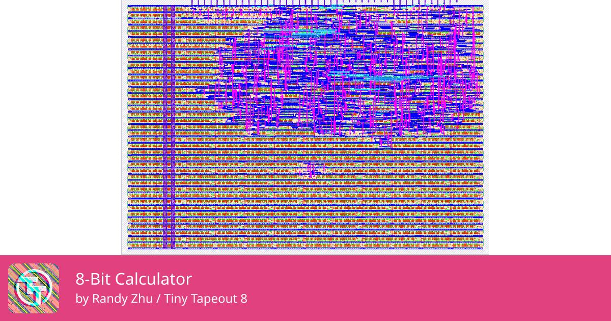 586 8-Bit Calculator :: Quicker, easier and cheaper to make your own chip!