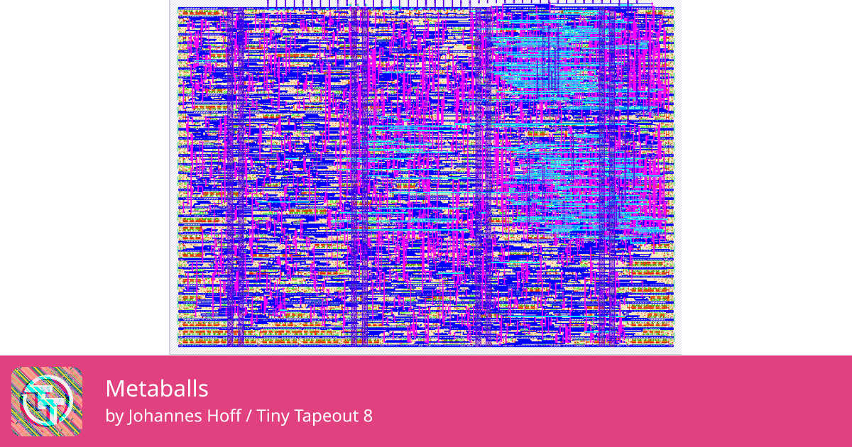 322 Metaballs :: Quicker, easier and cheaper to make your own chip!