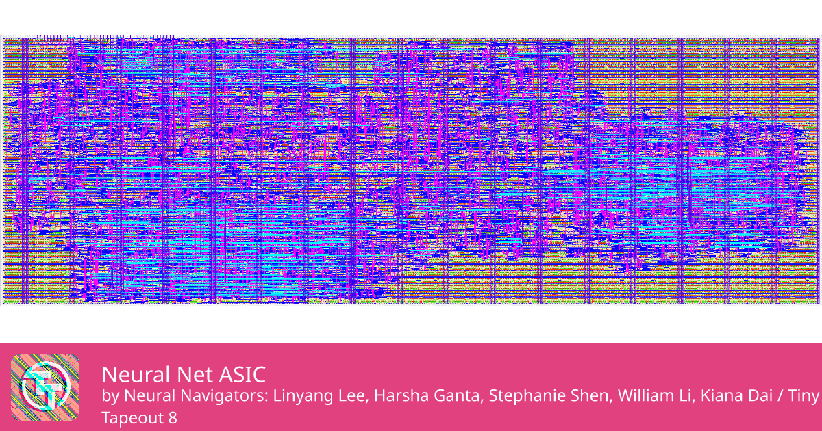 518 Neural Net ASIC :: Quicker, easier and cheaper to make your own chip!