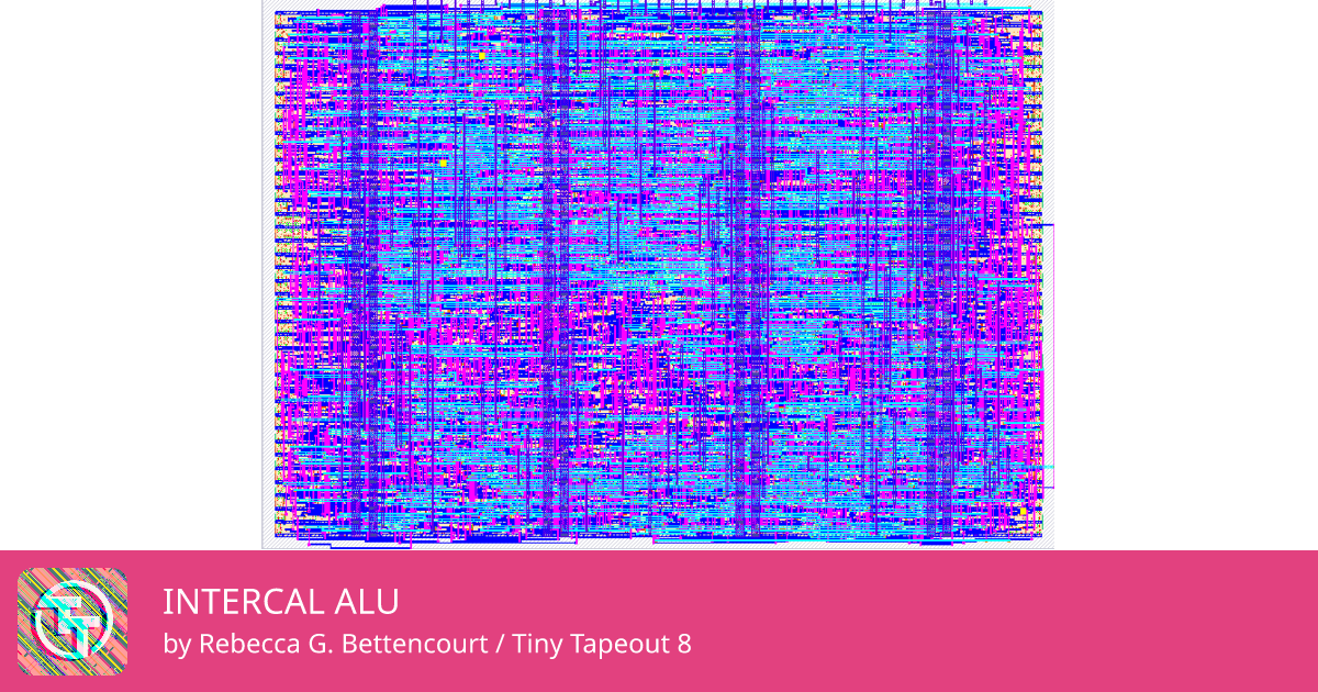 897 INTERCAL ALU :: Quicker, easier and cheaper to make your own chip!
