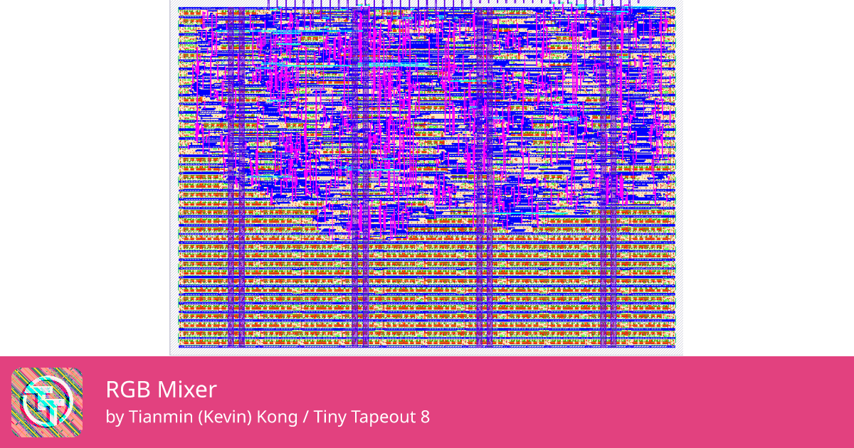 135 RGB Mixer :: Quicker, easier and cheaper to make your own chip!