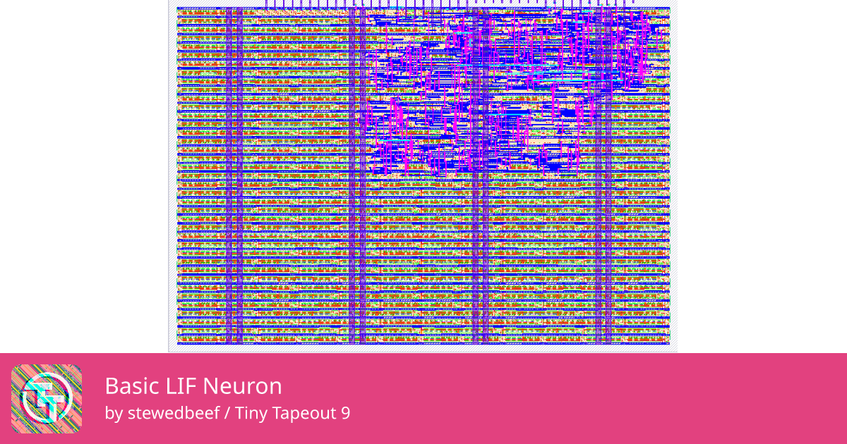 748 Basic LIF Neuron :: Quicker, easier and cheaper to make your own chip!