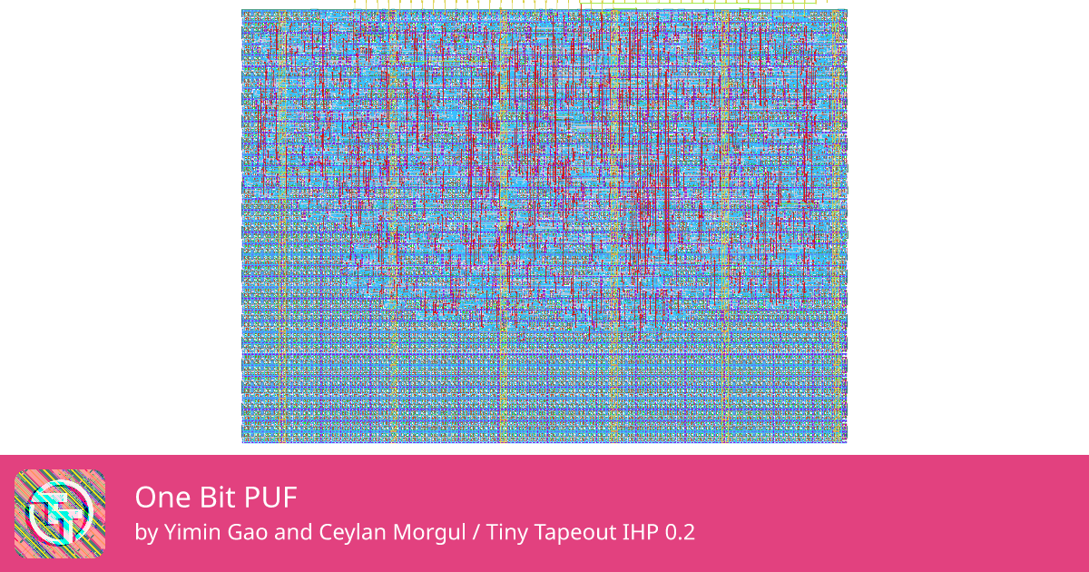 362 One Bit PUF :: Quicker, easier and cheaper to make your own chip!