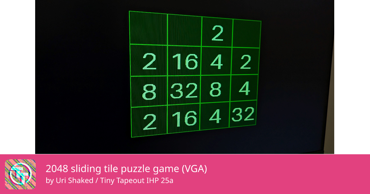 334 2048 sliding tile puzzle game (VGA) :: Quicker, easier and cheaper ...