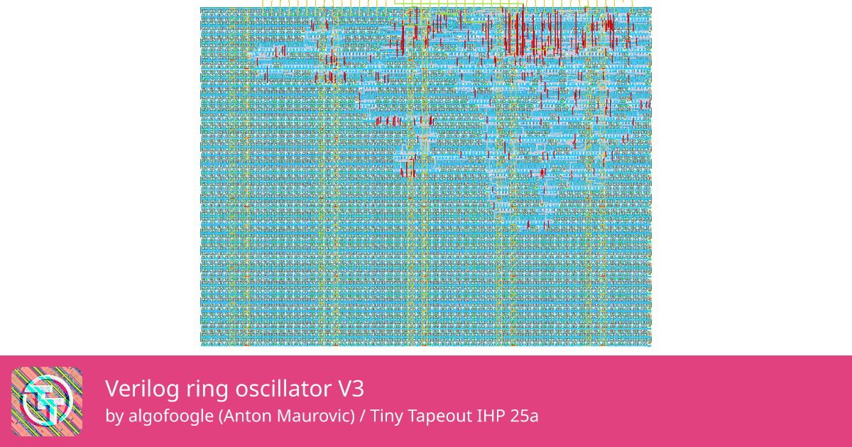 2 Verilog ring oscillator V3 :: Quicker, easier and cheaper to make ...