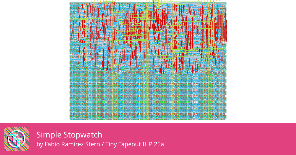 301 Simple Stopwatch :: Quicker, easier and cheaper to make your own chip!