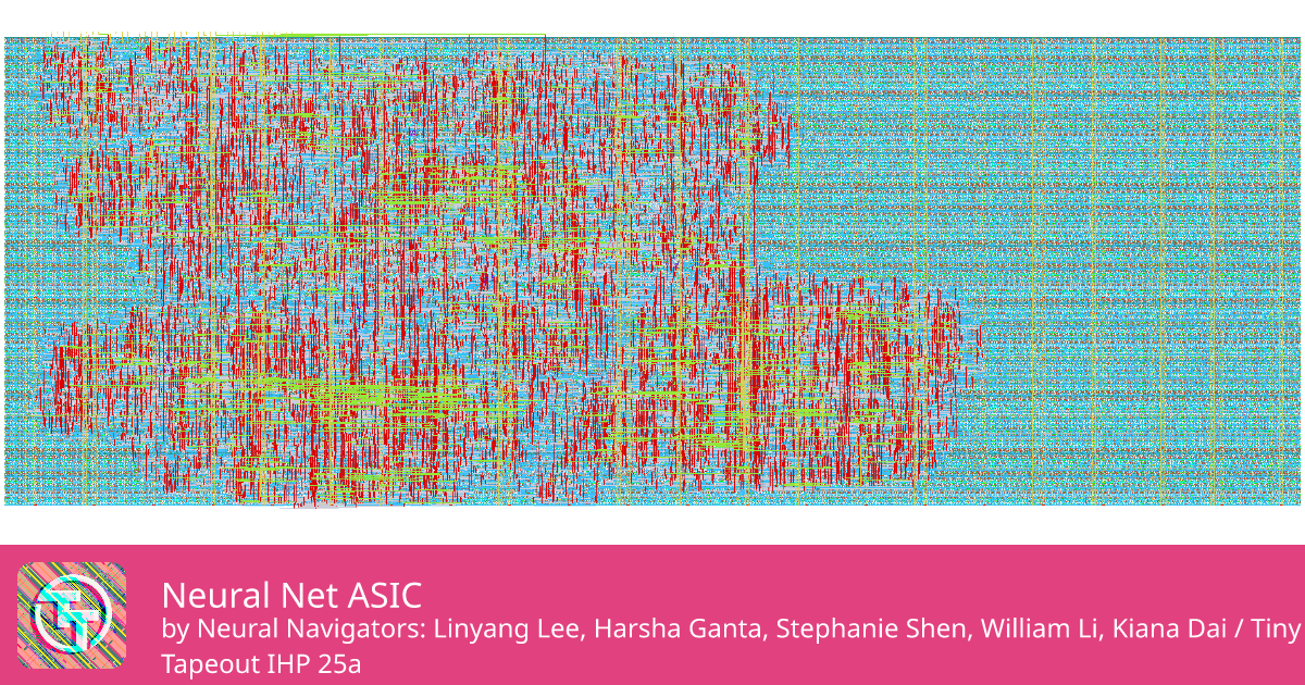 166 Neural Net ASIC :: Quicker, easier and cheaper to make your own chip!