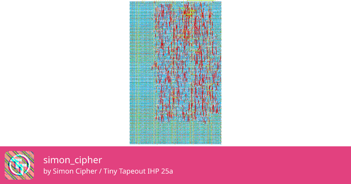 161 simon_cipher :: Quicker, easier and cheaper to make your own chip!