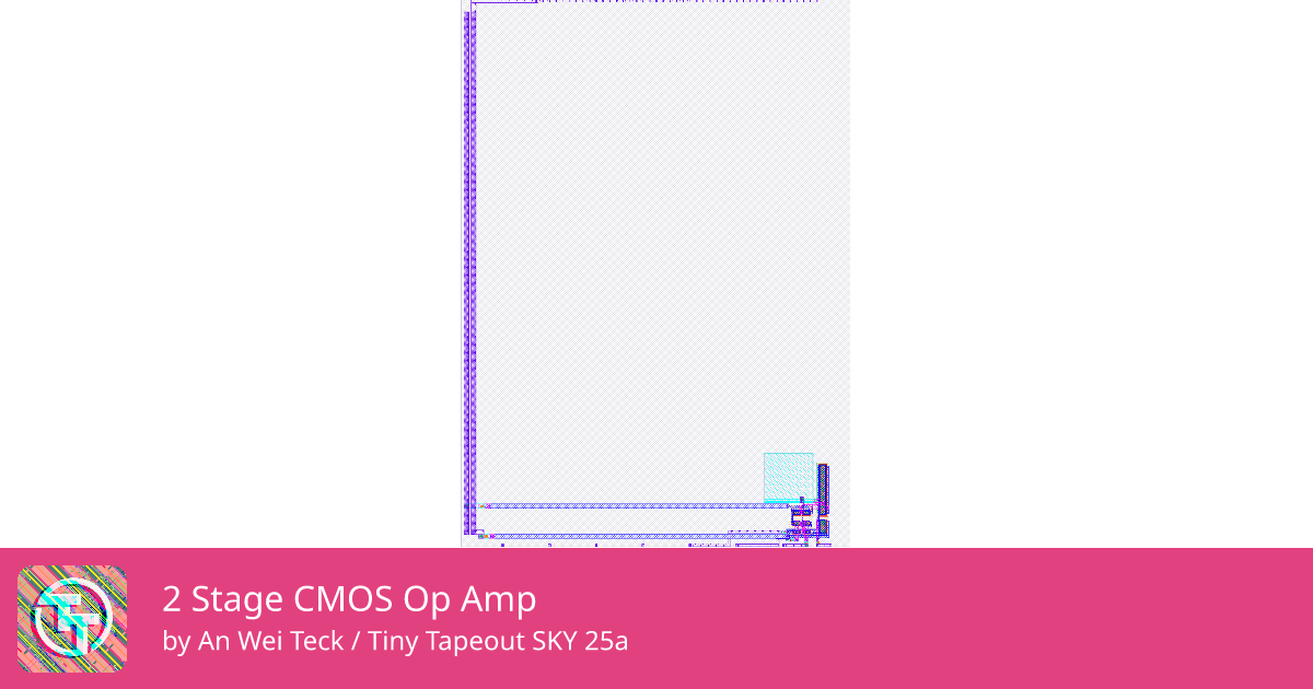 526 2 Stage CMOS Op Amp :: Quicker, easier and cheaper to make your own ...