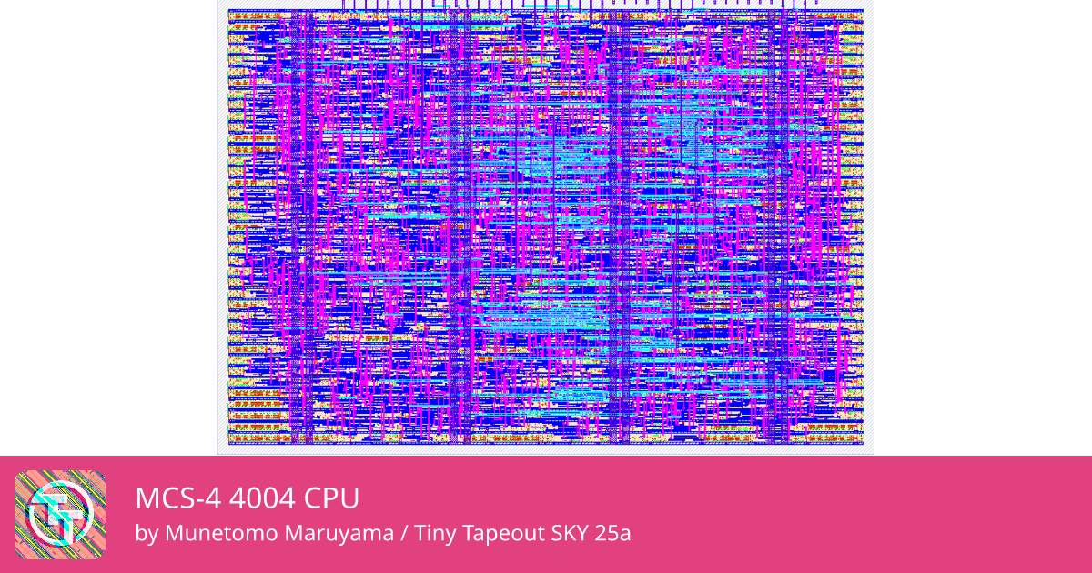 39 MCS-4 4004 CPU :: Quicker, easier and cheaper to make your own chip!