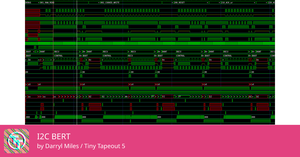 130 I2C BERT :: Quicker, easier and cheaper to make your own chip!