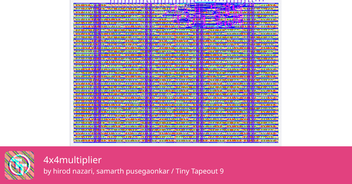 194 4x4multiplier :: Quicker, easier and cheaper to make your own chip!