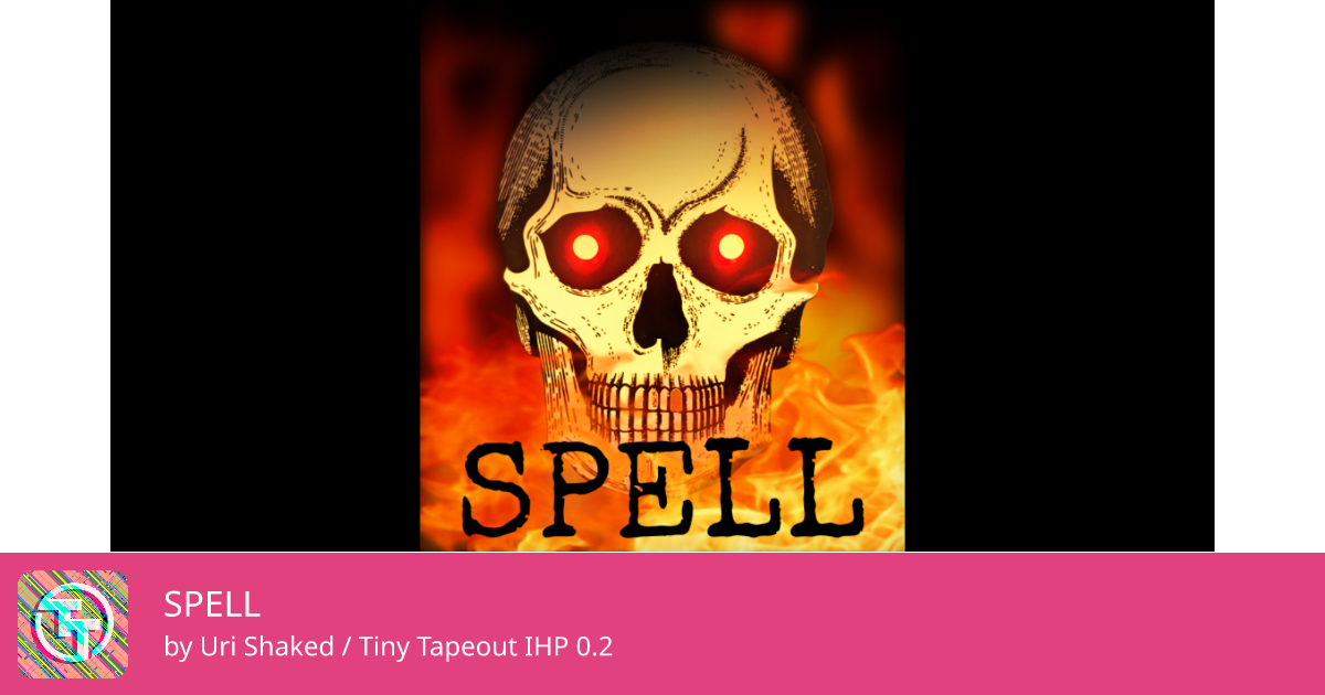 426 SPELL :: Quicker, easier and cheaper to make your own chip!